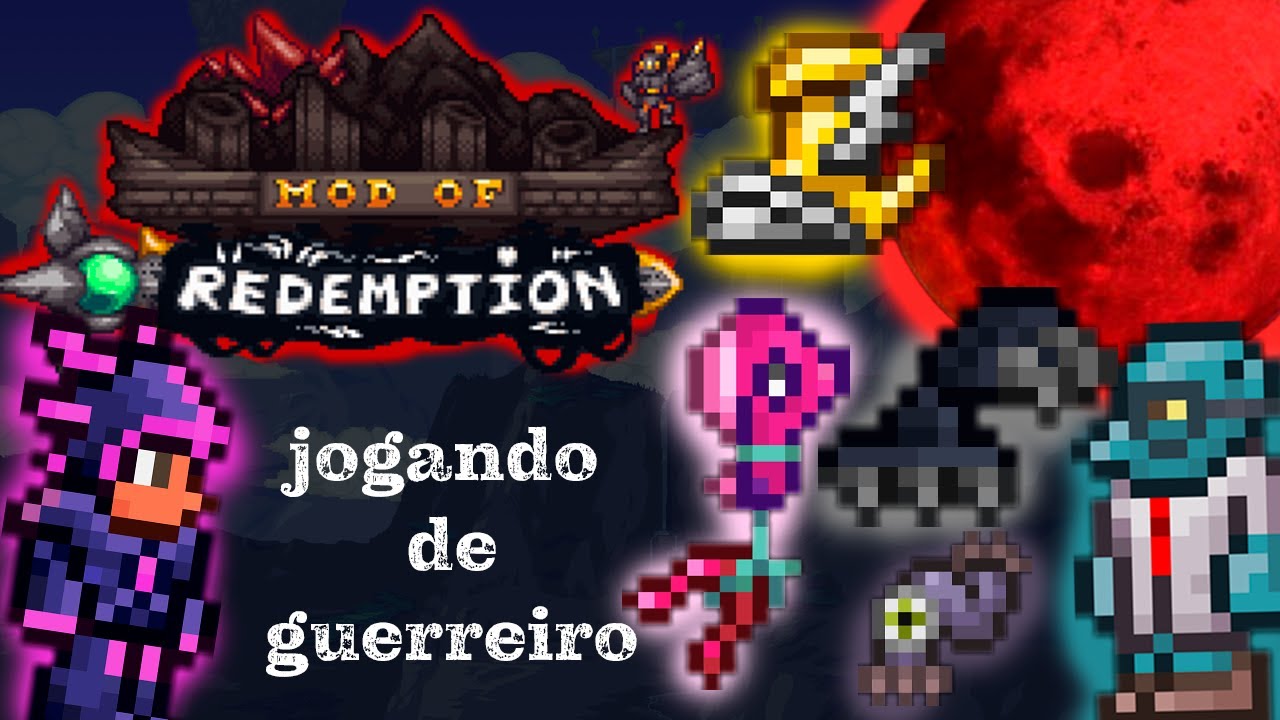 Terraria Mod of Redemption: Lua de Sangue e o Assalto do Exército dos ...