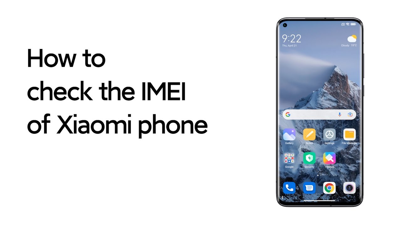 How to check the IMEI of Xiaomi phone - YouTube