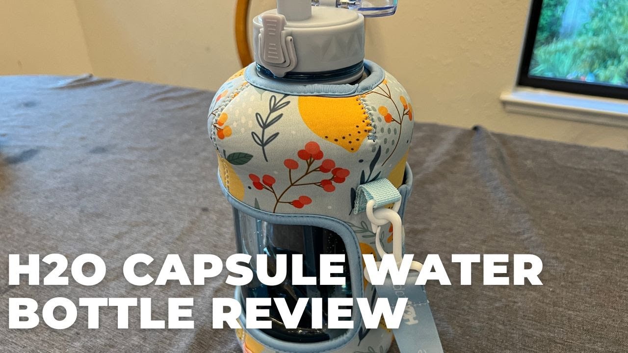 H2O Capsule Water Bottle Review - YouTube