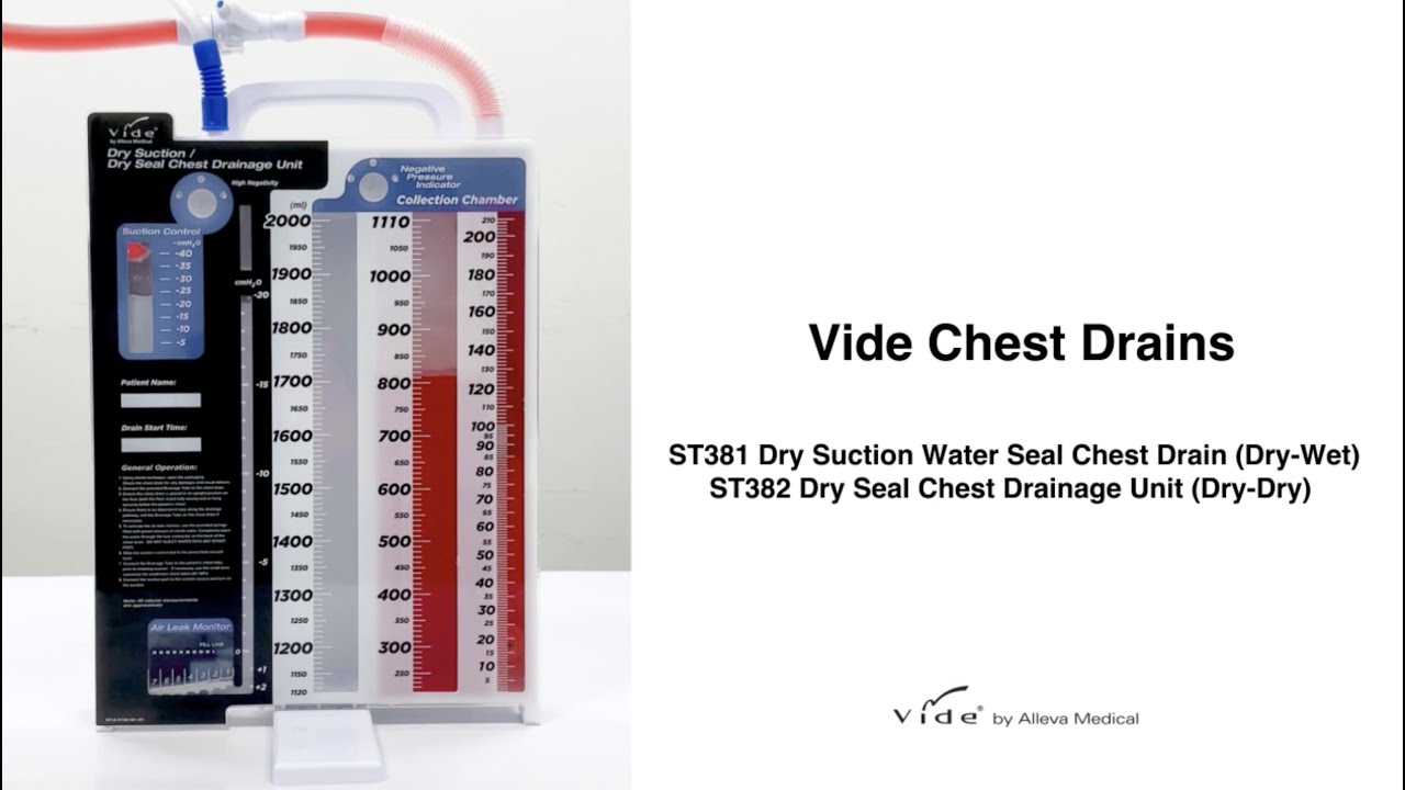 ST381-ST382 Vide Chest Drains - YouTube