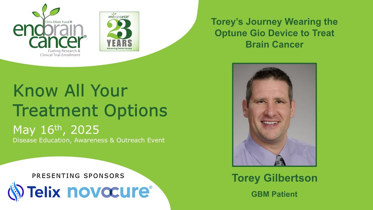 End Brain Cancer Initiative: Torey’s Journey Wearing the Optune Gio ...