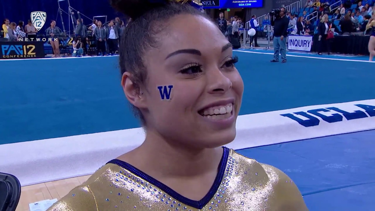 GYM: Evanni Roberson on Washington Gymnastics' Upset Victory Over UCLA ...