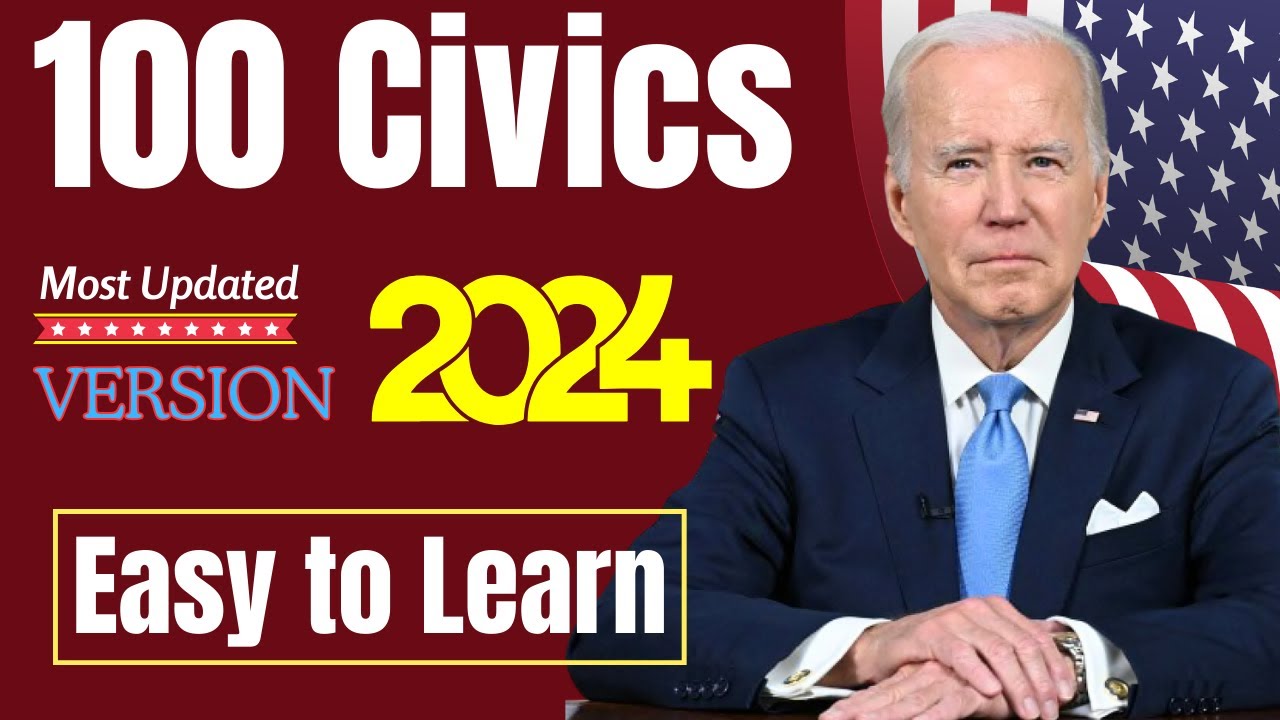 NEW! 100 Civics Questions and Answers (One & Easy Answers) for US ...
