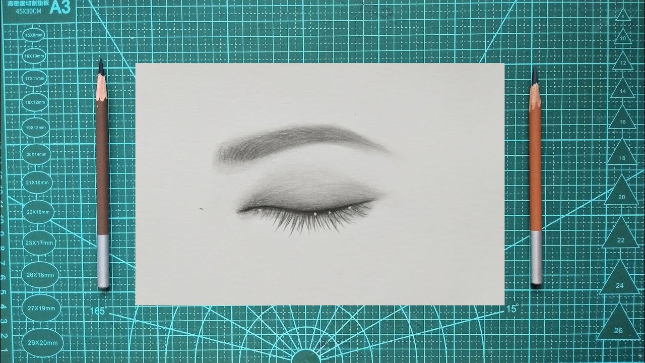 HOW TO DRAW AN CLOSED EYES STEP BY STEP || CC DRAWING - YouTube