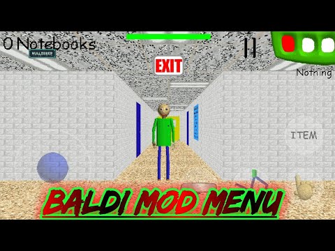 Baldi Mod Menu Classic Version! (GreenNinja YTG) - YouTube