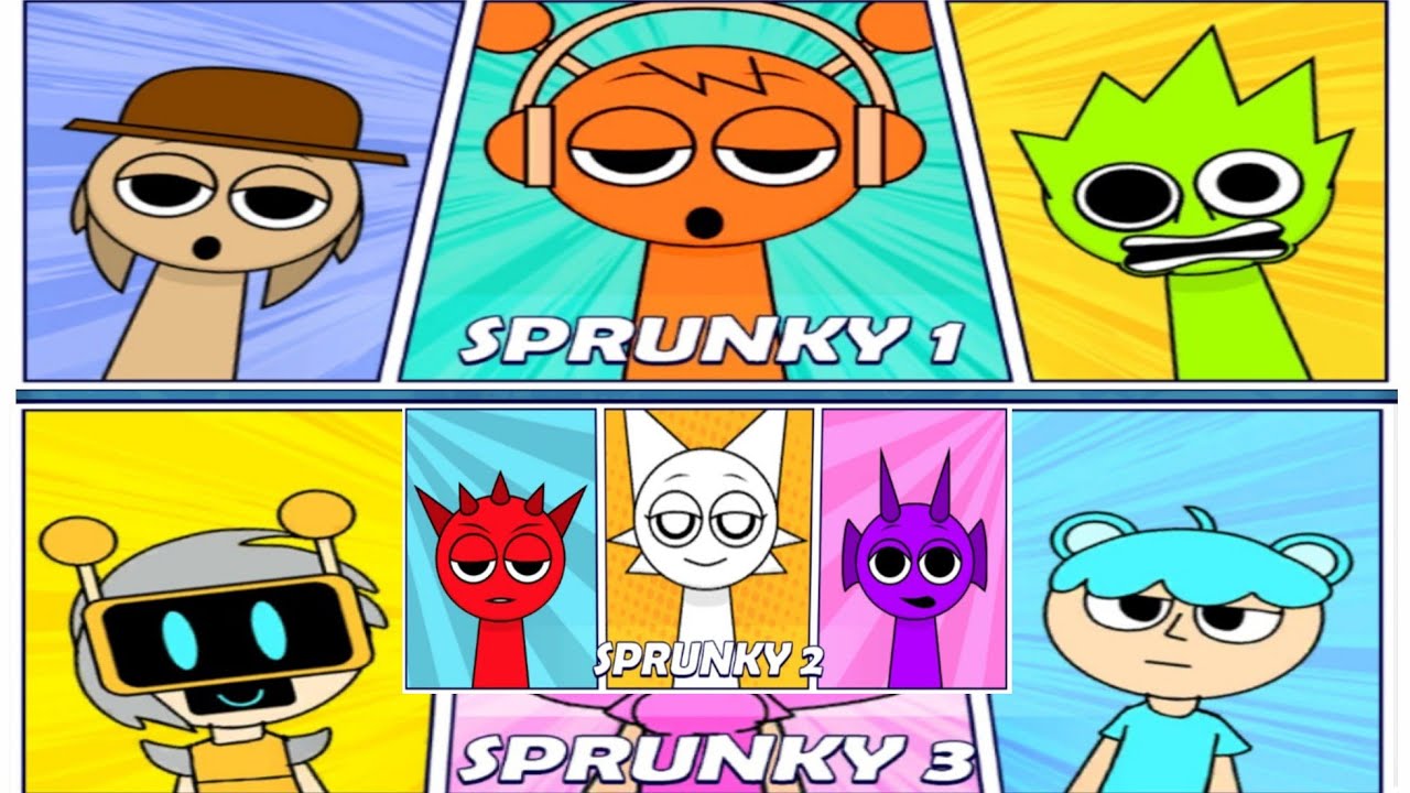 incredibox sprunki 1,2,3 - YouTube