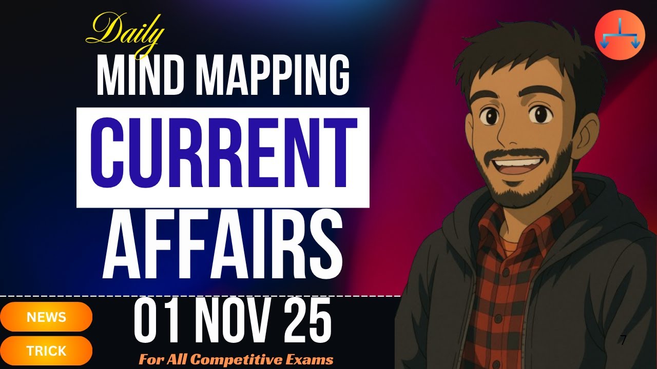 01 November 2025 Mind Map Current Affairs | Daily Current Affairs| IBPS ...