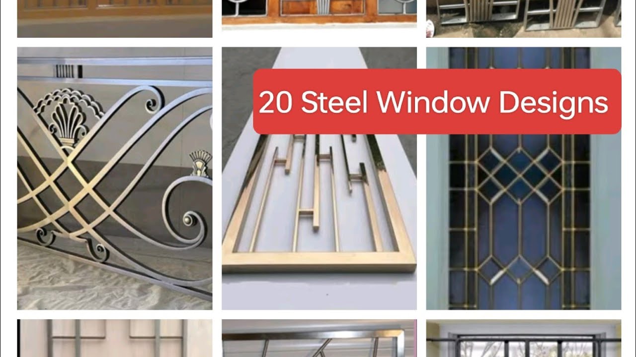 Simple Steel Window Designs. | 20 Steel Window Design #trending - YouTube