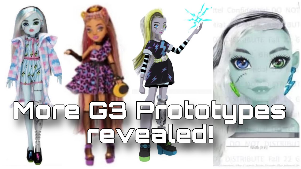 MONSTER HIGH NEWS! More G3 Prototypes found! Early Monster Ball ...