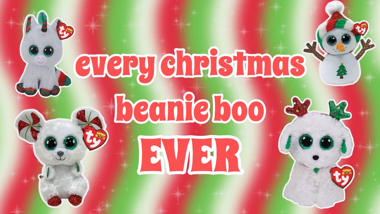 ALL THE CHRISTMAS BEANIE BOOS EVER || 2009-2022 - YouTube