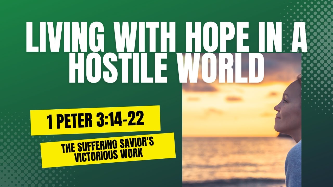 1 Peter 3 14 22 Living With Hope In A Hostile World YouTube 1-peter-3-14-22-living-with-hope-in-a-hostile-world-youtube