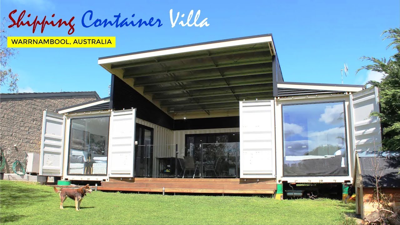 Shipping Container Villa in Warrnambool, Victoria, Australia - YouTube