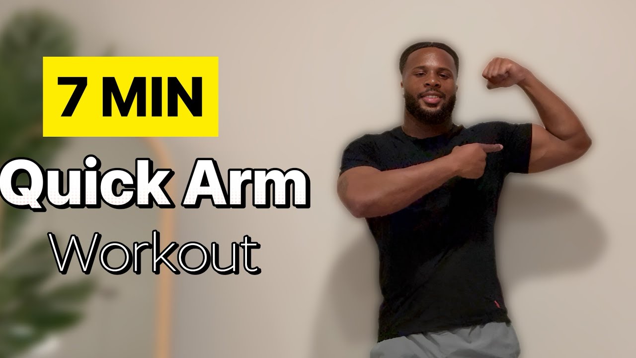 7 MIN Quick & Easy Effective Arm Workout - YouTube