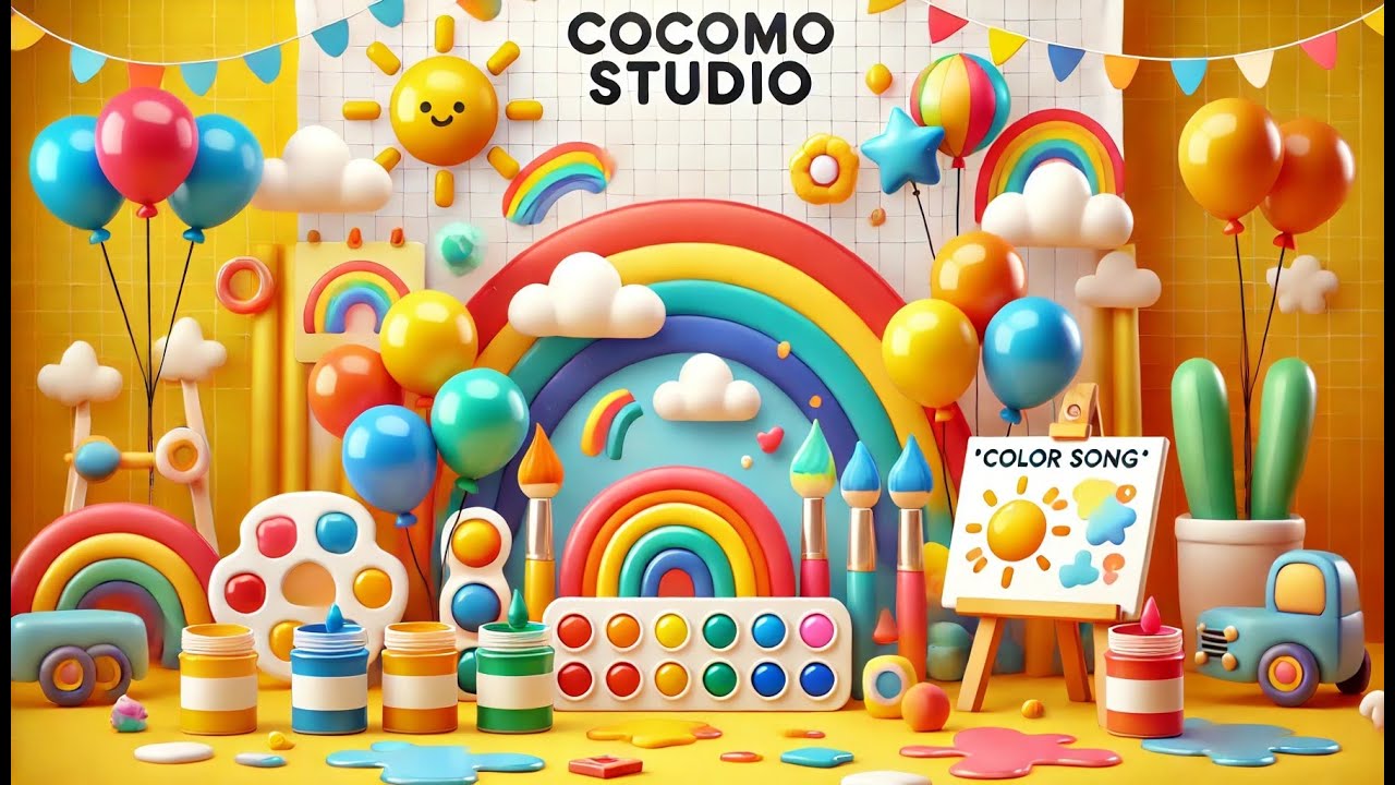 Let's Learn The Colors + ABC Song | Cartoon Animation Color Song for ...