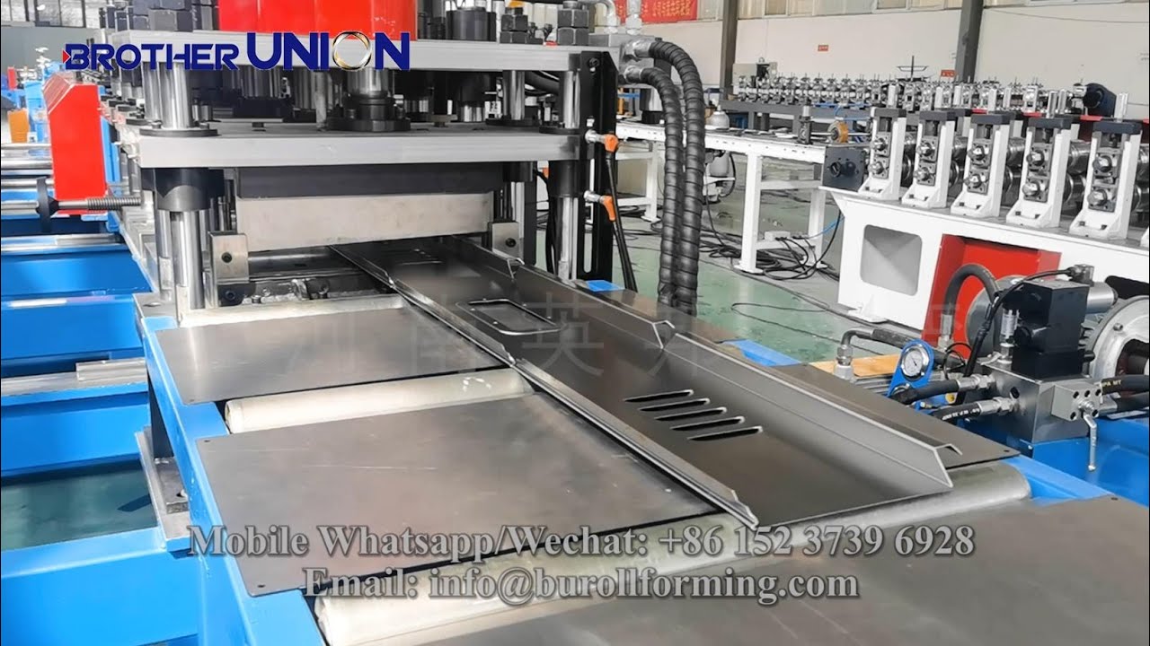 Electrical Cabinet Roll Forming Machine - YouTube