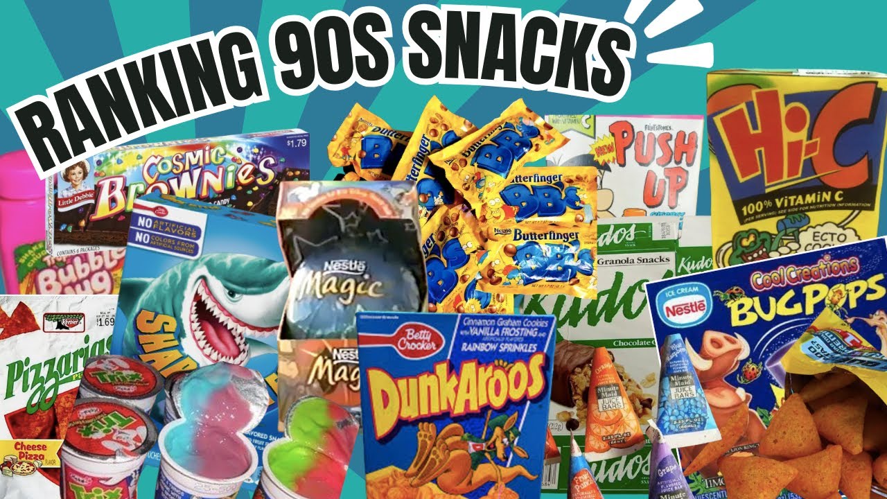 90s Snack Showdown: Ranking the Best & Worst Childhood Treats! - YouTube