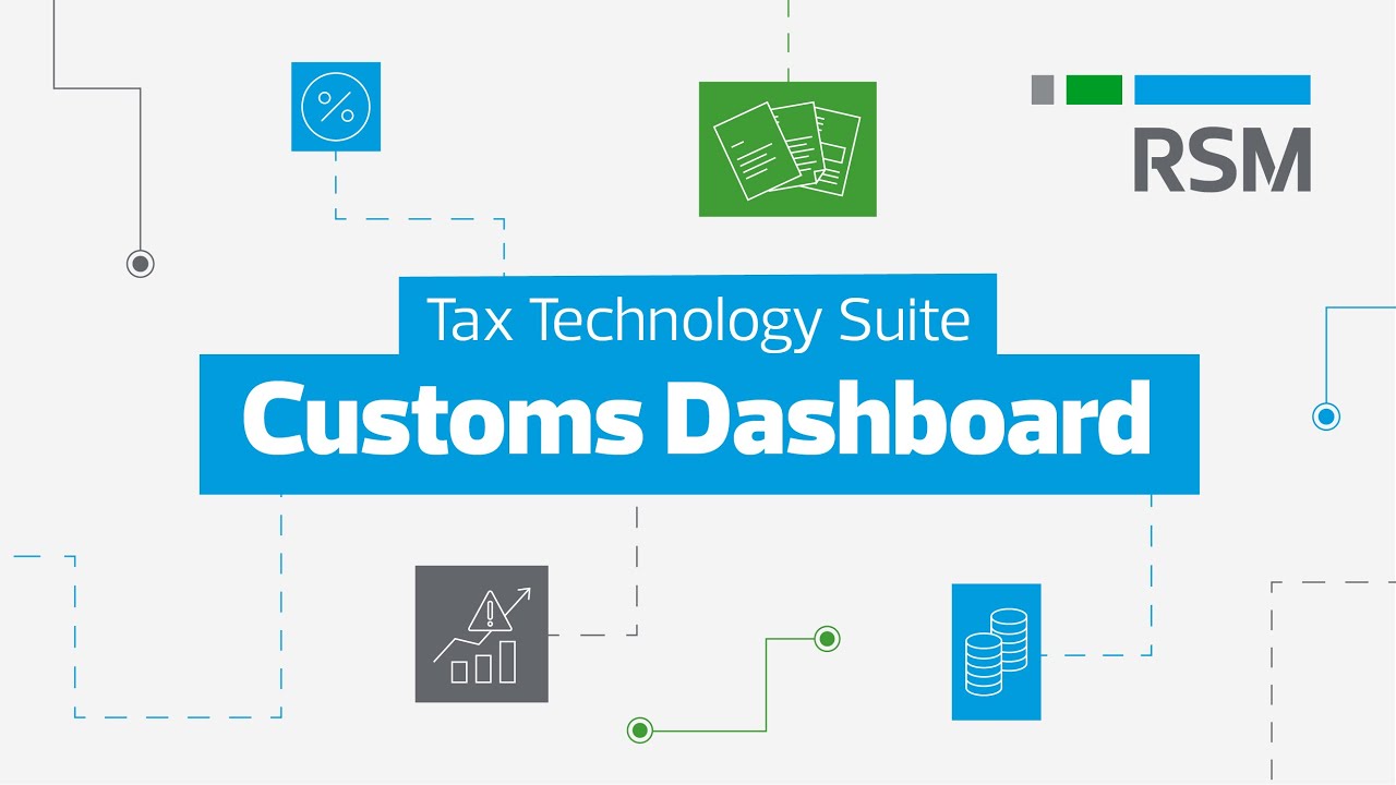 RSM customs dashboard - YouTube