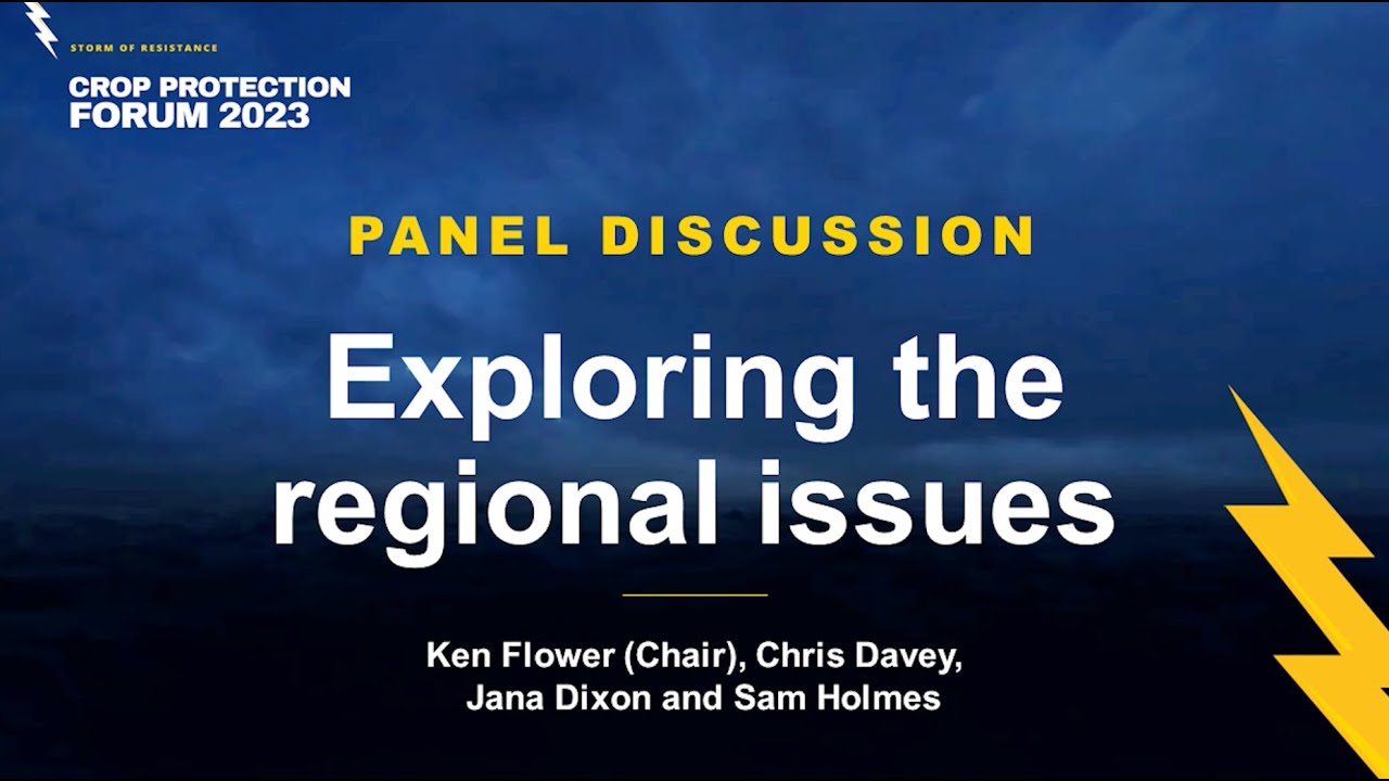 Crop Protection Forum 2023 – Panel Session 1 - YouTube