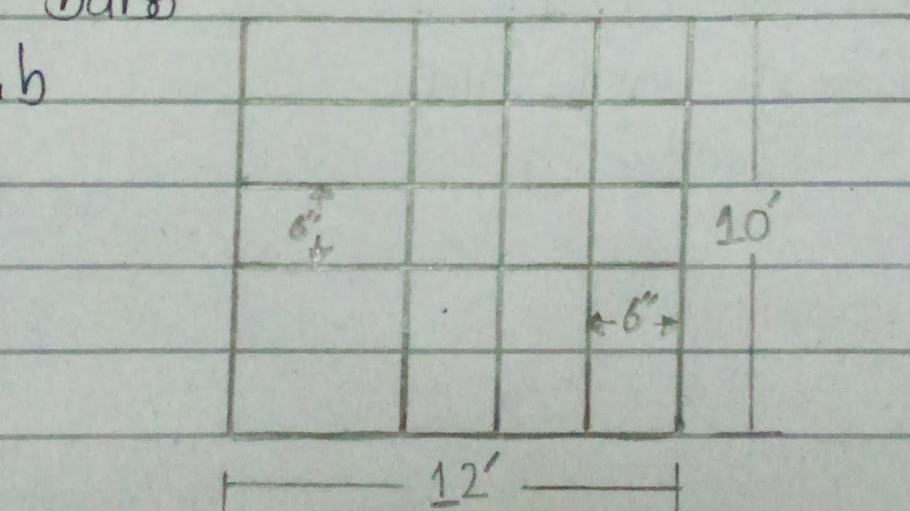 How to calculate Main Bars And Distribution Bars in Slab - YouTube