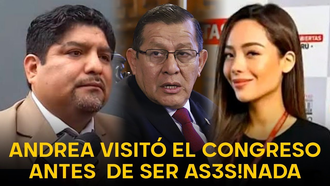 ¿A QUÉ FUE? | Video revela que Andrea Vidal estuvo en el Congreso días ...