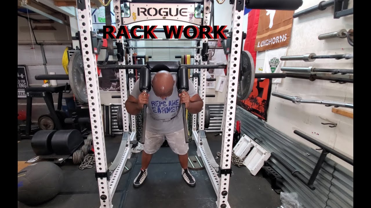 Rack Pulls ( garage gym athlete) - YouTube