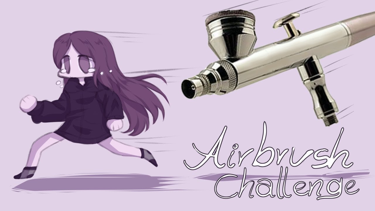 I drew only with an AIRBRUSH【 Speedpaint 】 - YouTube