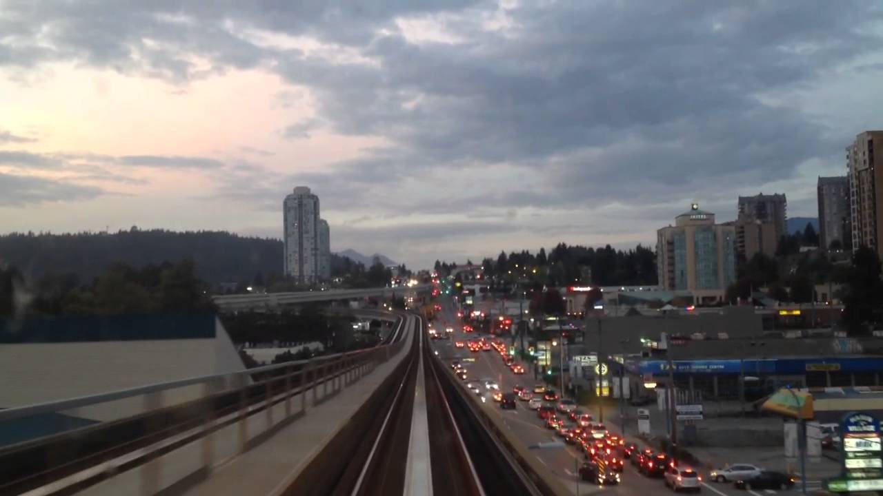 Skytrain Braid to Lougheed station - YouTube