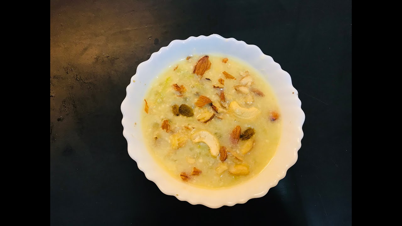 Kaddu Sagudana Kheer | Sabakki Payasa - YouTube