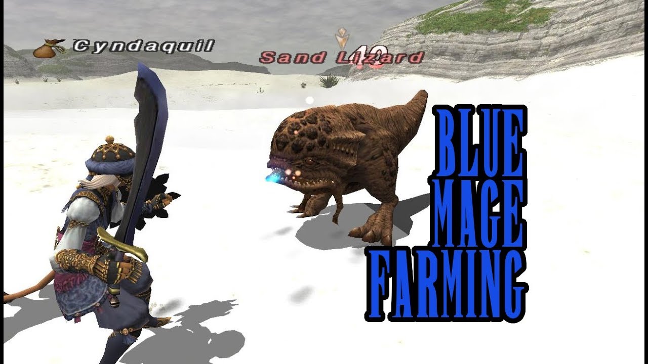 FFXI - Learning Blue Mage Spells: Feather Tickle, Yawn, Infrasonics ...