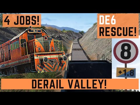 Rescuing the SH282 with a DE6 - PRO ENGINEER PLAYS DERAIL VALLEY! - YouTube