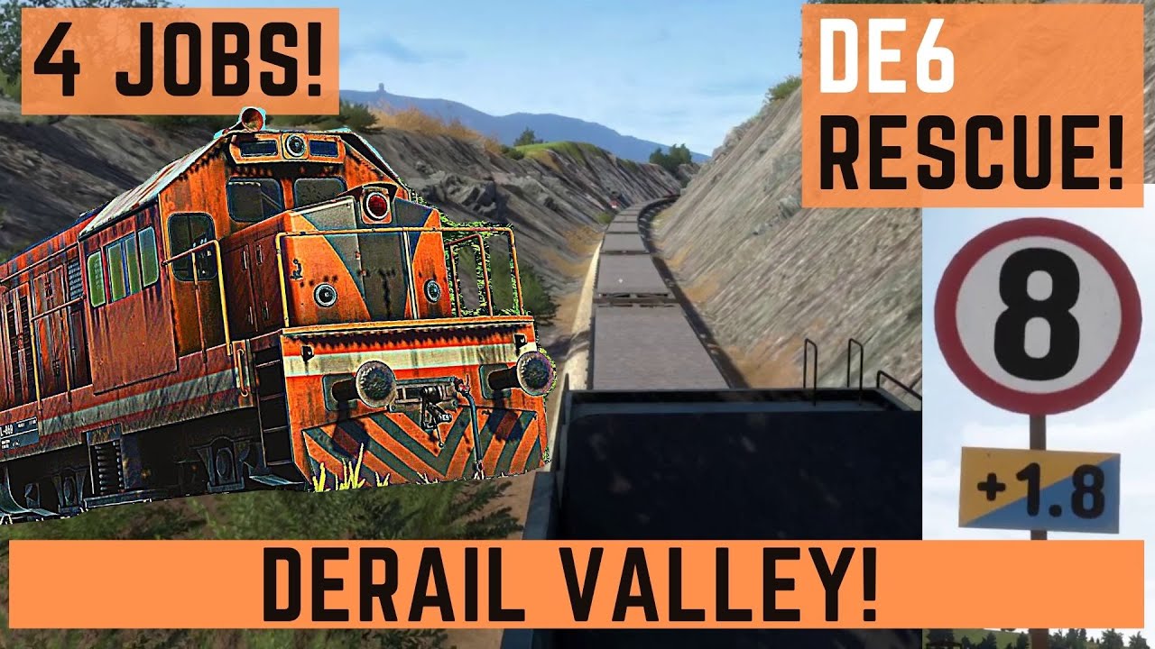 Rescuing the SH282 with a DE6 - PRO ENGINEER PLAYS DERAIL VALLEY! - YouTube
