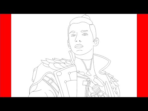 How To Draw Chrono Cristiano Ronaldo From Free Fire - Step By Step ...