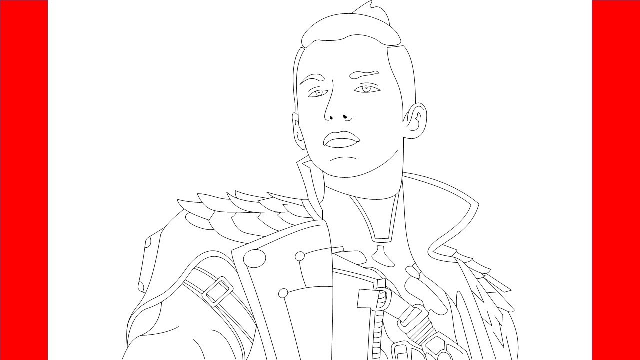 How To Draw Chrono Cristiano Ronaldo From Free Fire - Step By Step ...
