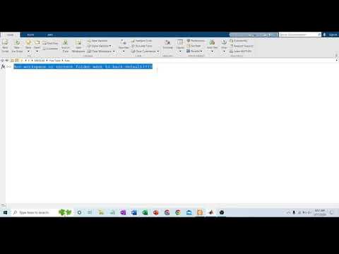 How to reset the layout of MATLAB - YouTube