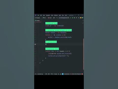 sorting arrays in java | #shortsvideo #viral #sortingalgorithm #programming - YouTube