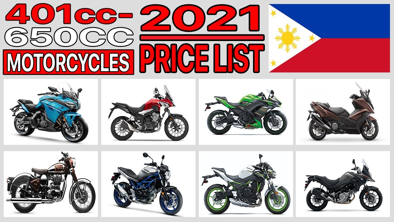 401 650cc MOTORCYCLE PRICE LIST IN PHILIPPINES 2021 - YouTube