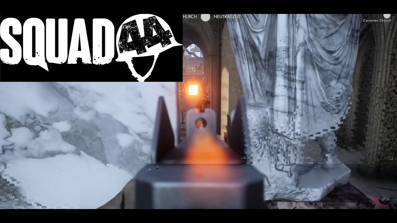 Squad 44 - Carentan - INTENSE CLOSE QUARTER COMBAT - YouTube