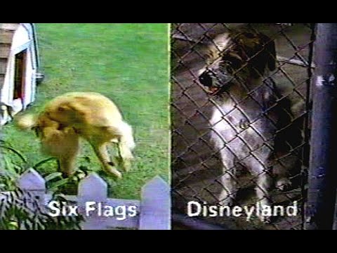 Six Flags VS Disneyland 1993 television commercial