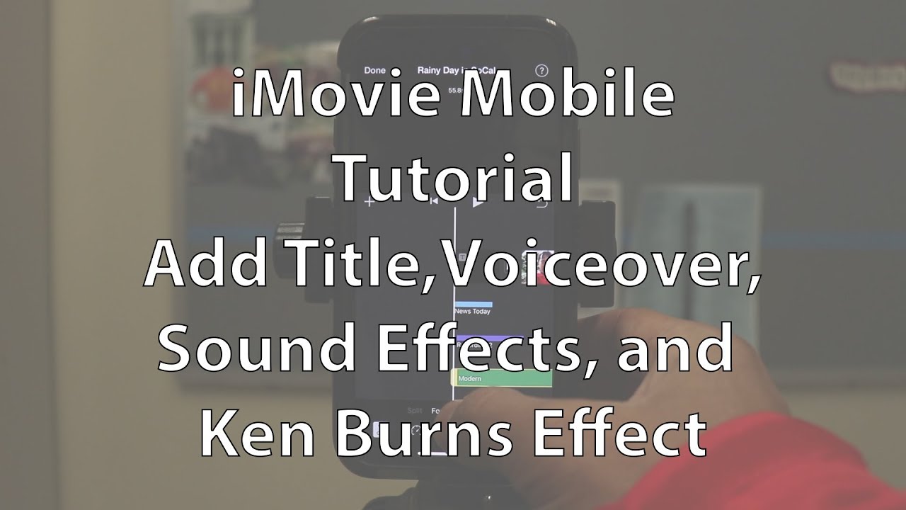 iMovie Mobile Tutorial (Part 3): Adding a Title, Voiceover, Sound ...