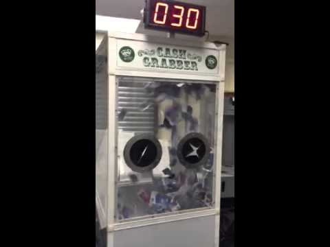 Hand cash grabber machine - YouTube