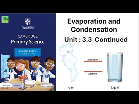 Cambridge Primary Science Stage 5: Evaporation and Condensation Unit 3. ...