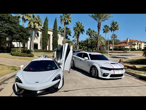RACED LIFE WITH COREY MCLAREN 570S AGAINST MY WIDEBODY HELLCAT DODGE ...