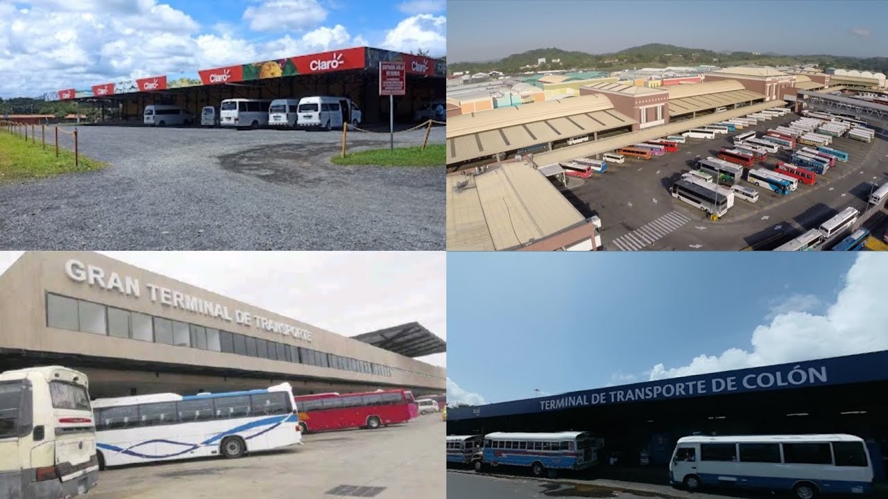 Las 9 terminales de buses más importantes de Panamá - YouTube