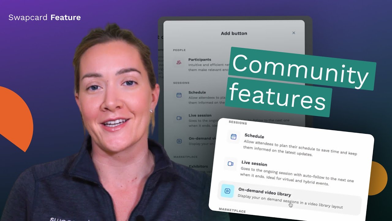 Swapcard Features ⚙️ Community Features - YouTube