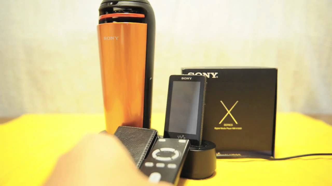 Sony Sound Mug + NW-X1050 Walkman - YouTube