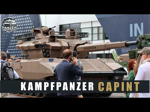 Kampfpanzer CAPINT vorgestellt  - Der große Bruder des Leopard 2 mit 140mm!