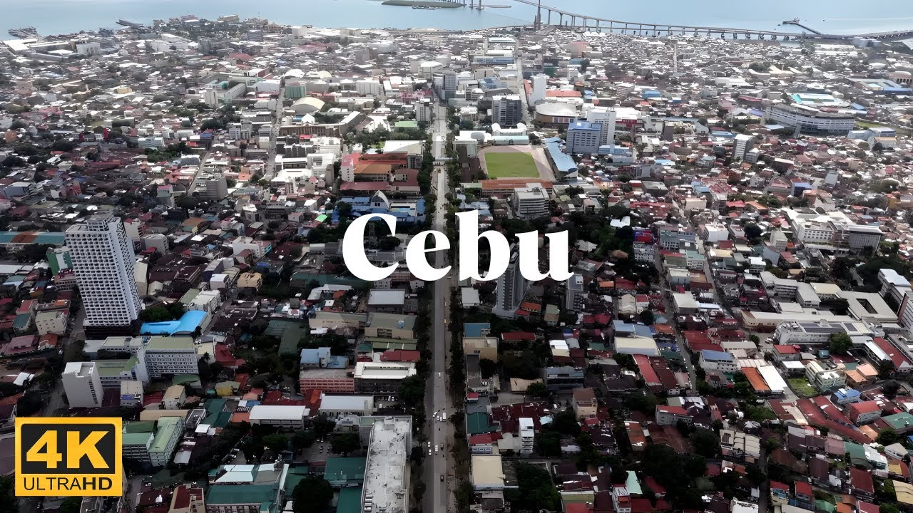 Experience the BEST Aerial Views of Cebu Philippines in 4K! - YouTube