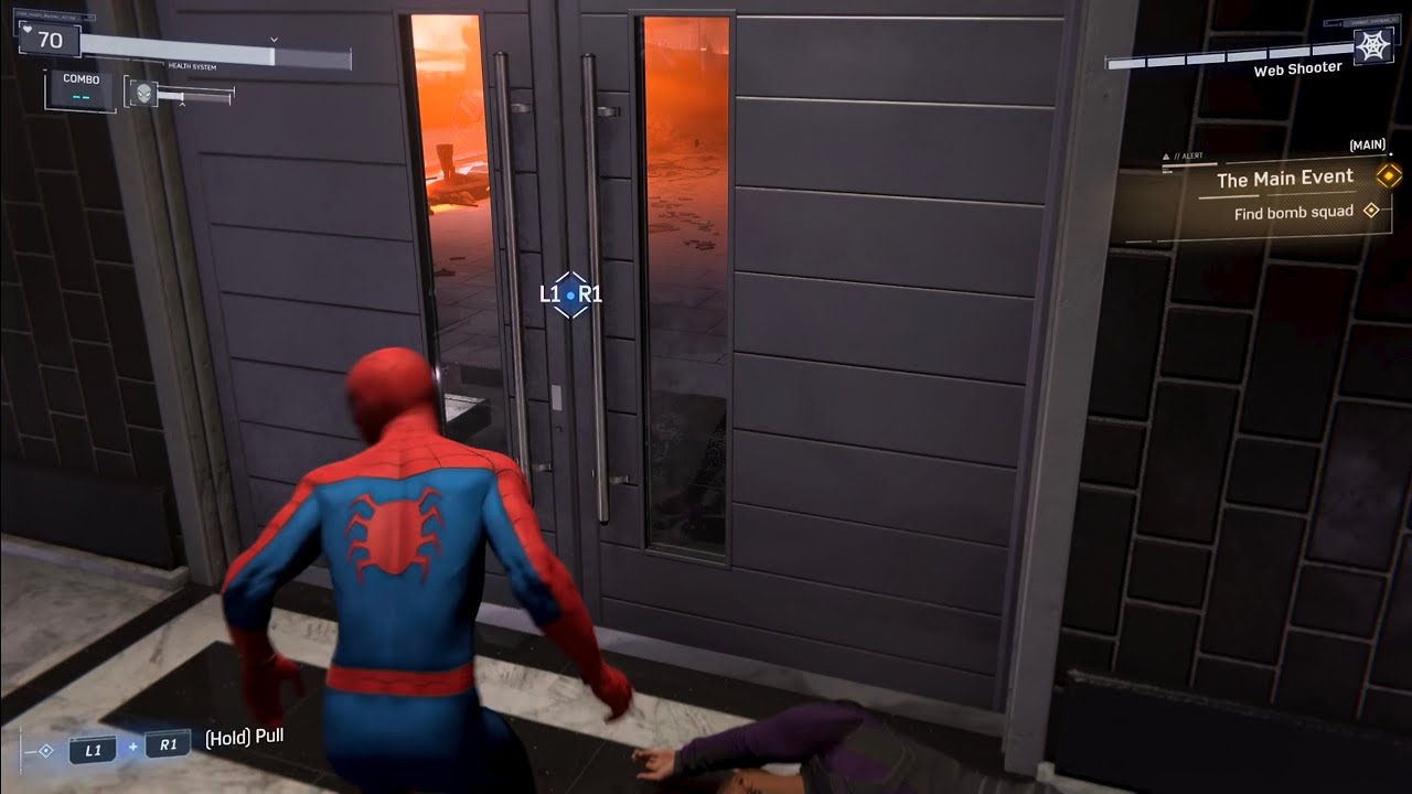 Marvel's Spider-Man Outside Fisk Office - YouTube