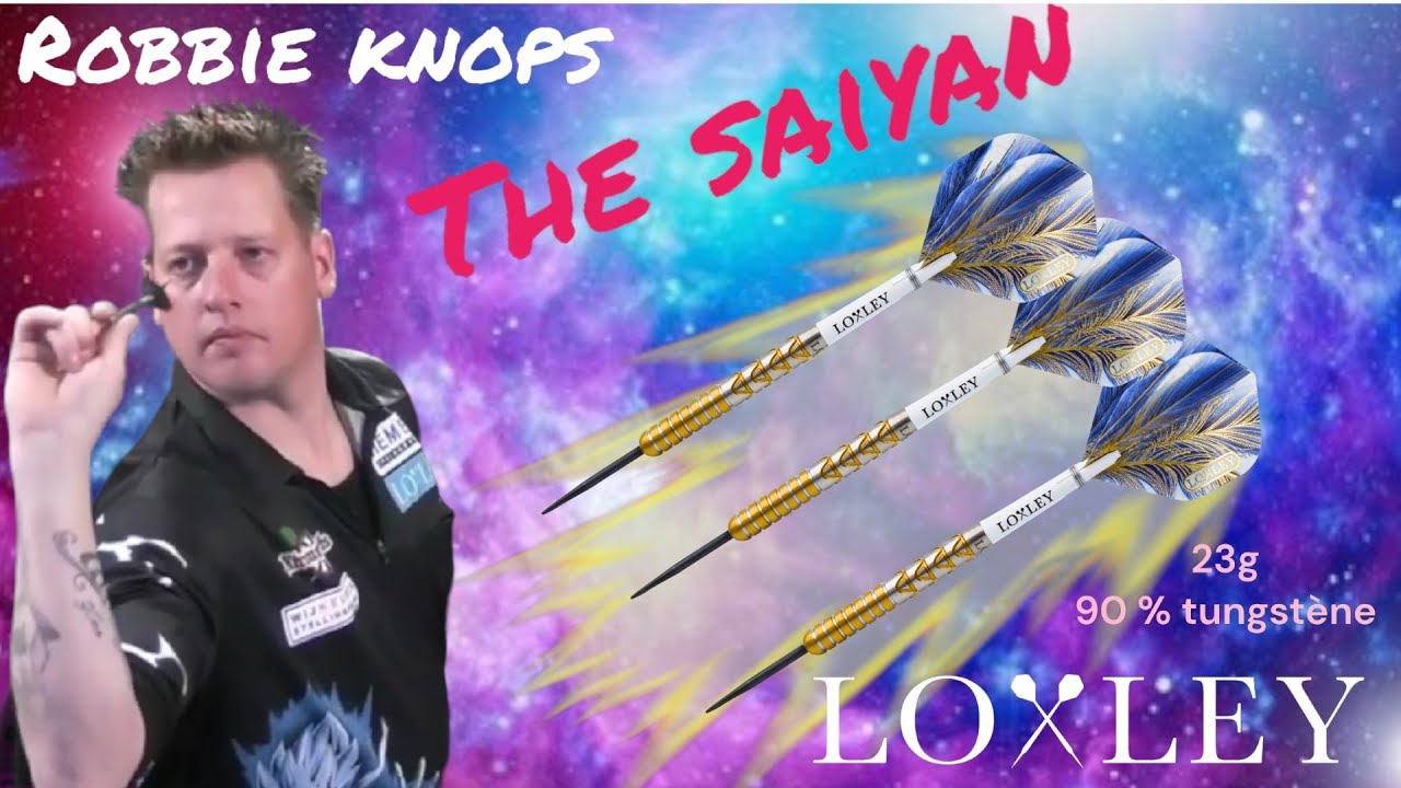 Test @LoxleyDarts: The SAIYAN de Robbie Knops Steel tip ⁠ - YouTube
