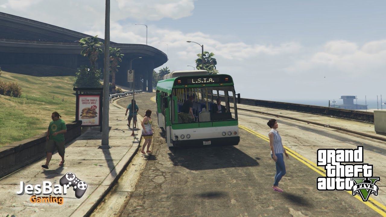 GTA 5 Conductor de Bus - GTA 5 Bus Simulator - GTA V Bus Missions Mod ...